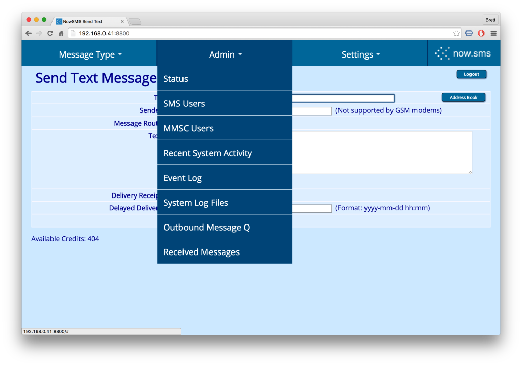 NowSMS Spring 2016 Update | NowSMS